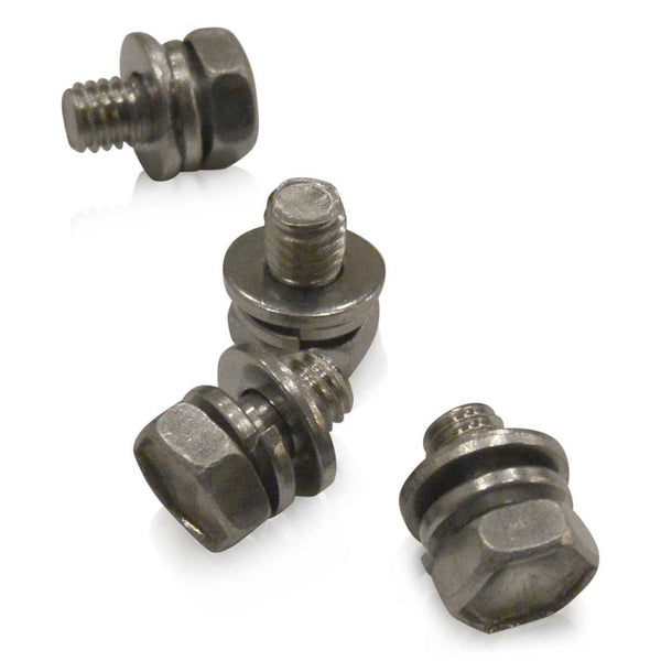 M6x10x1.00 Hex SEMs Bolt | Marine Grade Stainless | JIS B1187 B ...