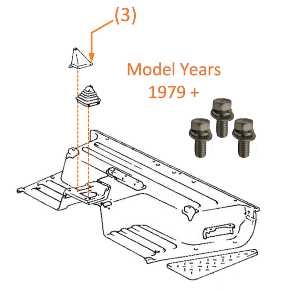 Transfer Case Shifter Boot 316 Stainless Bolt Kit | FJ40 Land Cruiser ...